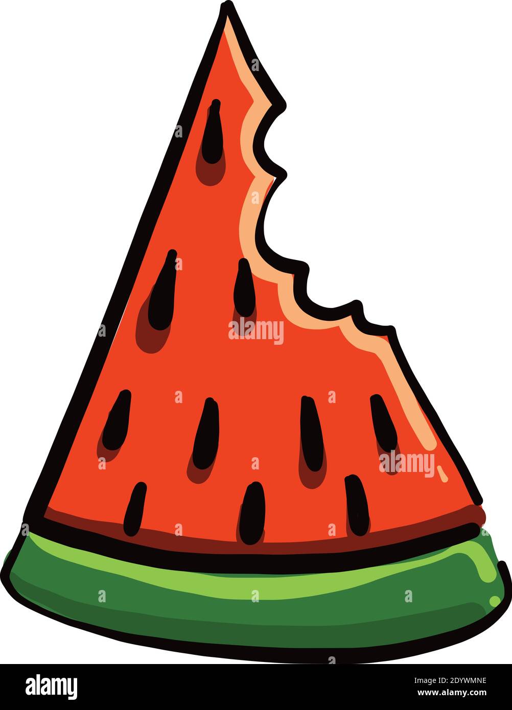 Bitten watermelon hi-res stock photography and images - Alamy