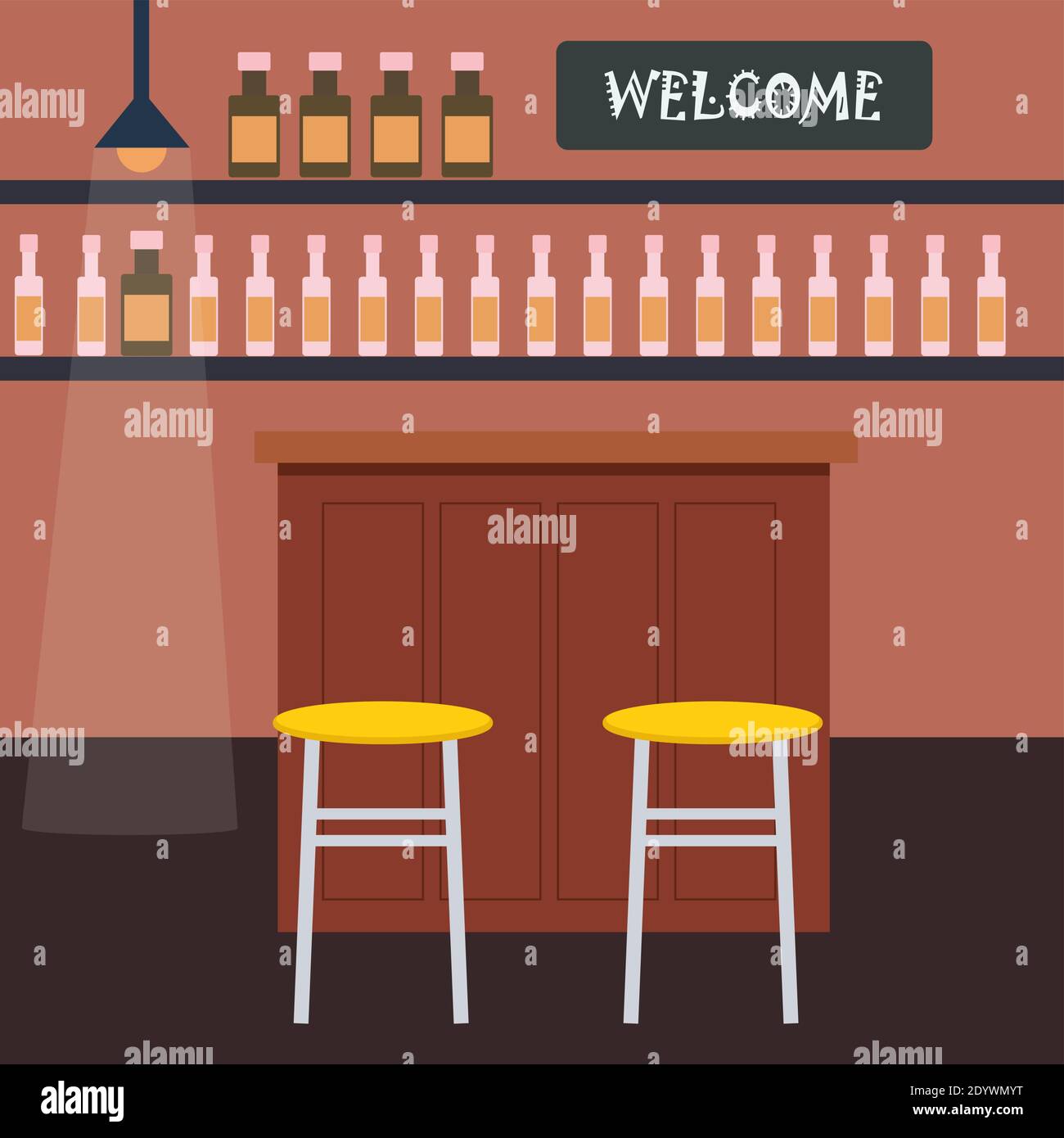 Retro restaurant fancy Stock Vector Images - Alamy