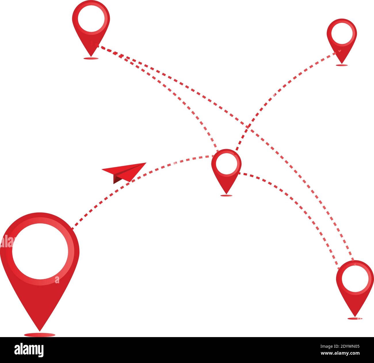 Start line on path Cut Out Stock Images & Pictures - Alamy