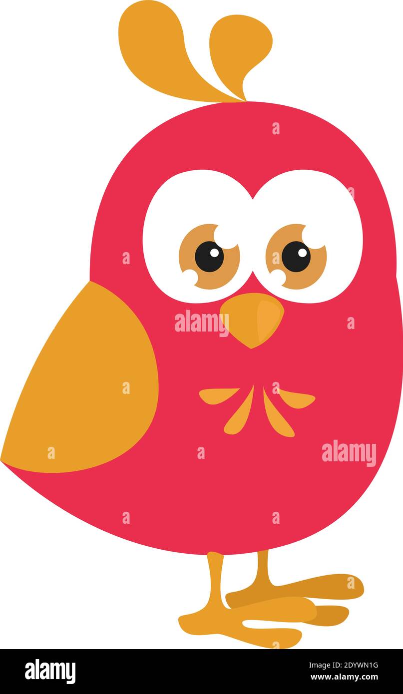Superhero bird, illustration, vector on a white background Stock Vector ...