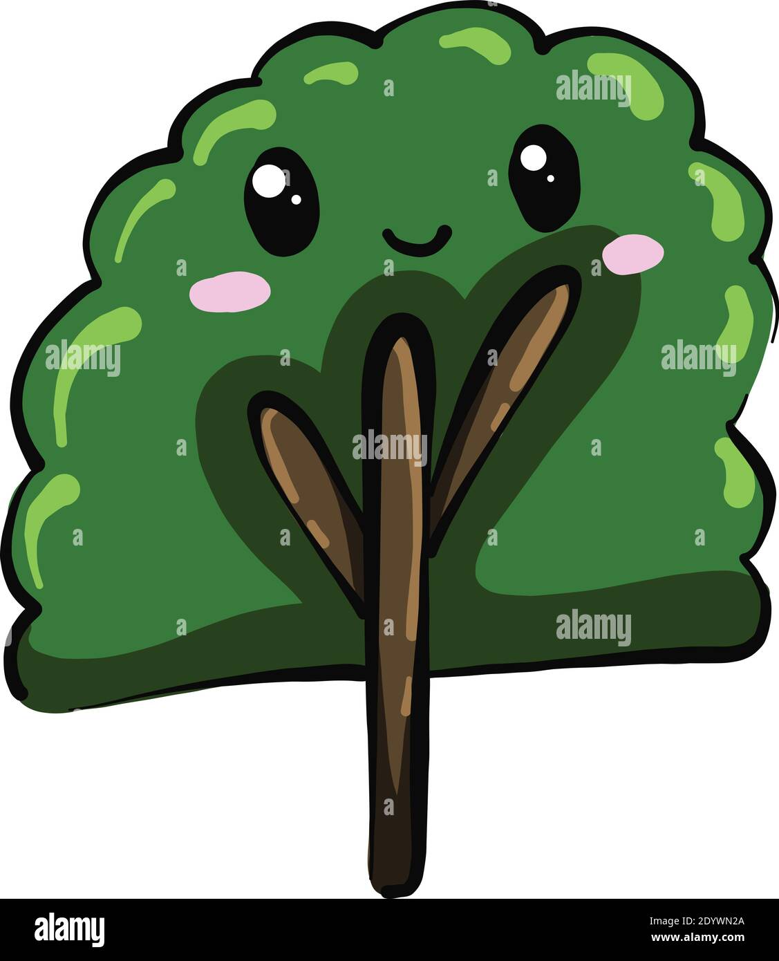 Green pine tree red Stock Vector Images - Alamy