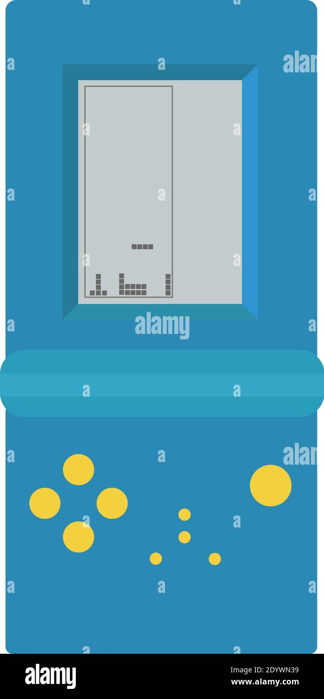 Bricks game, illustration, vector on a white background Stock Vector ...