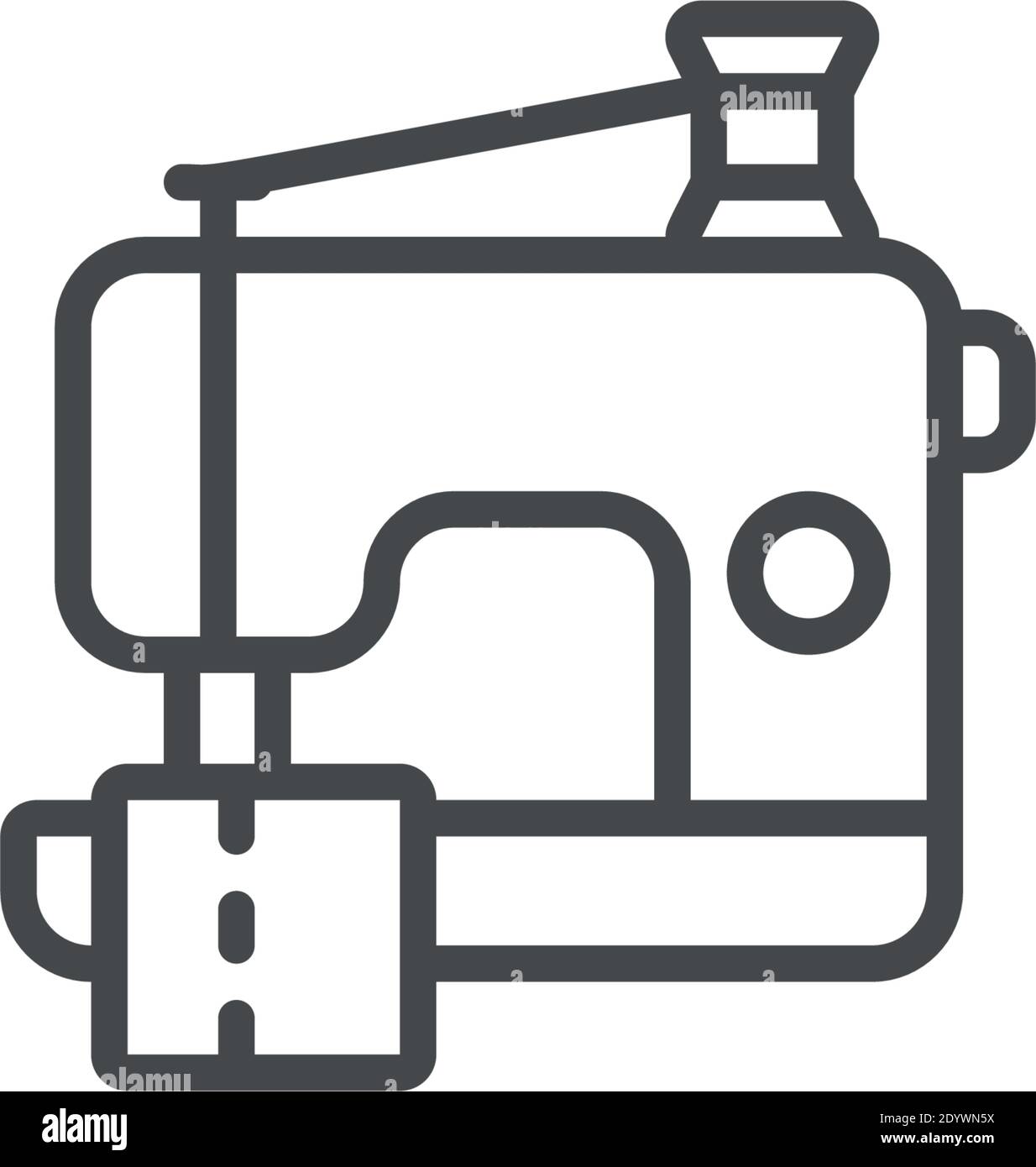 Modern Sewing Machine Vector
