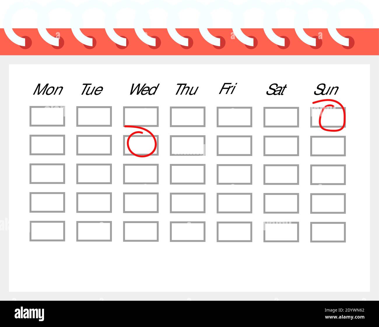 Small calender, illustration, vector on a white background Stock Vector ...