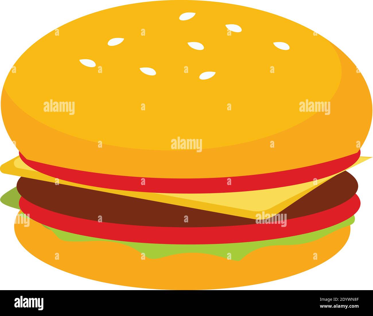 Small burger Stock Vector Images - Alamy