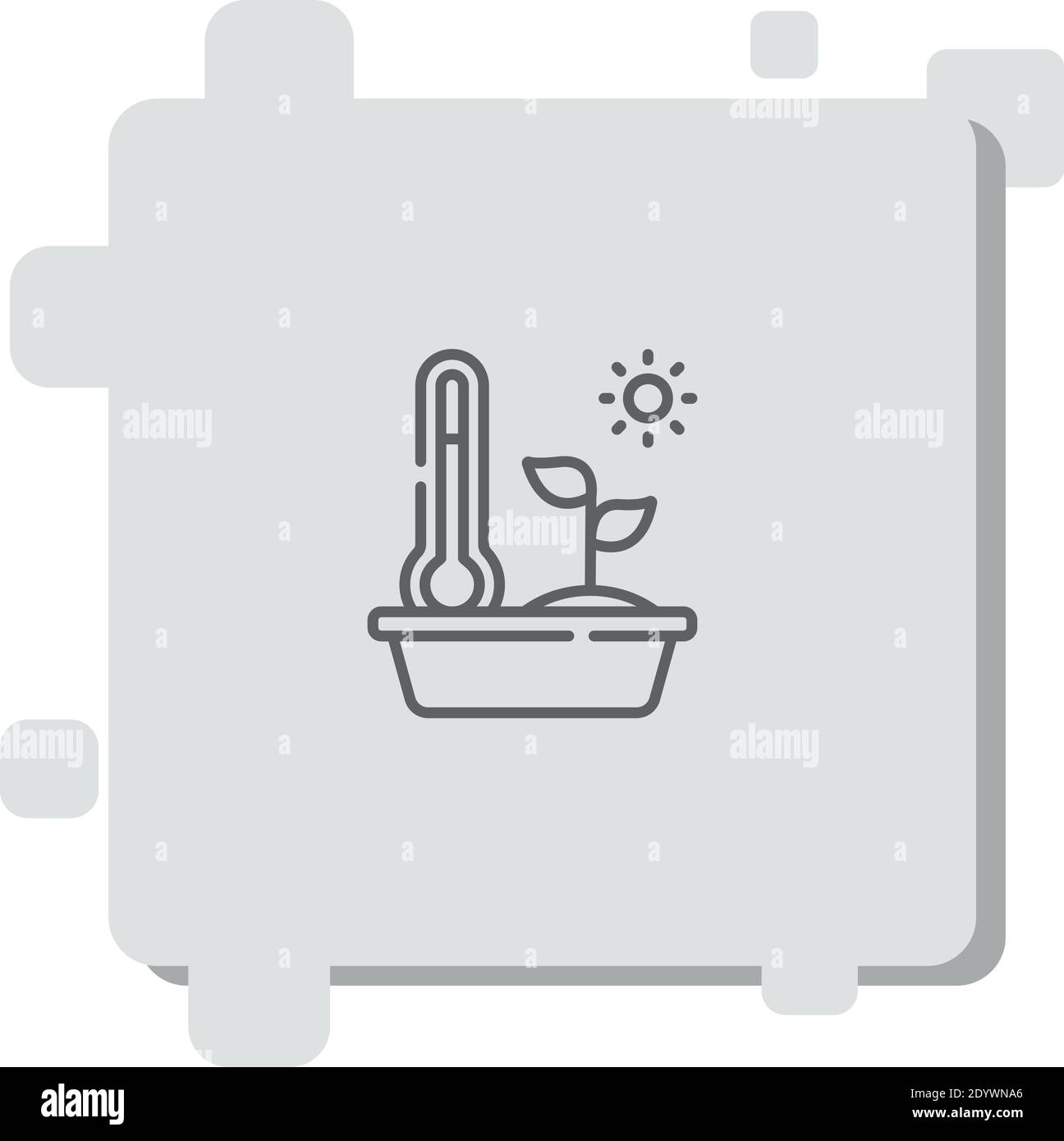 temperature vector icon modern simple vector illustration Stock Vector ...