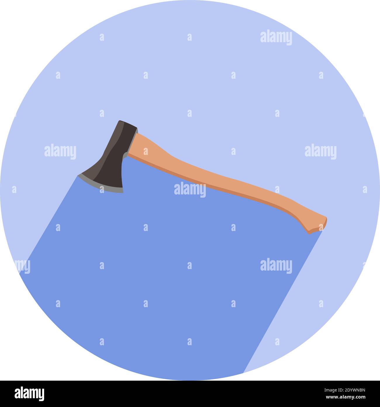 Small axe, illustration, vector on a white background Stock Vector ...