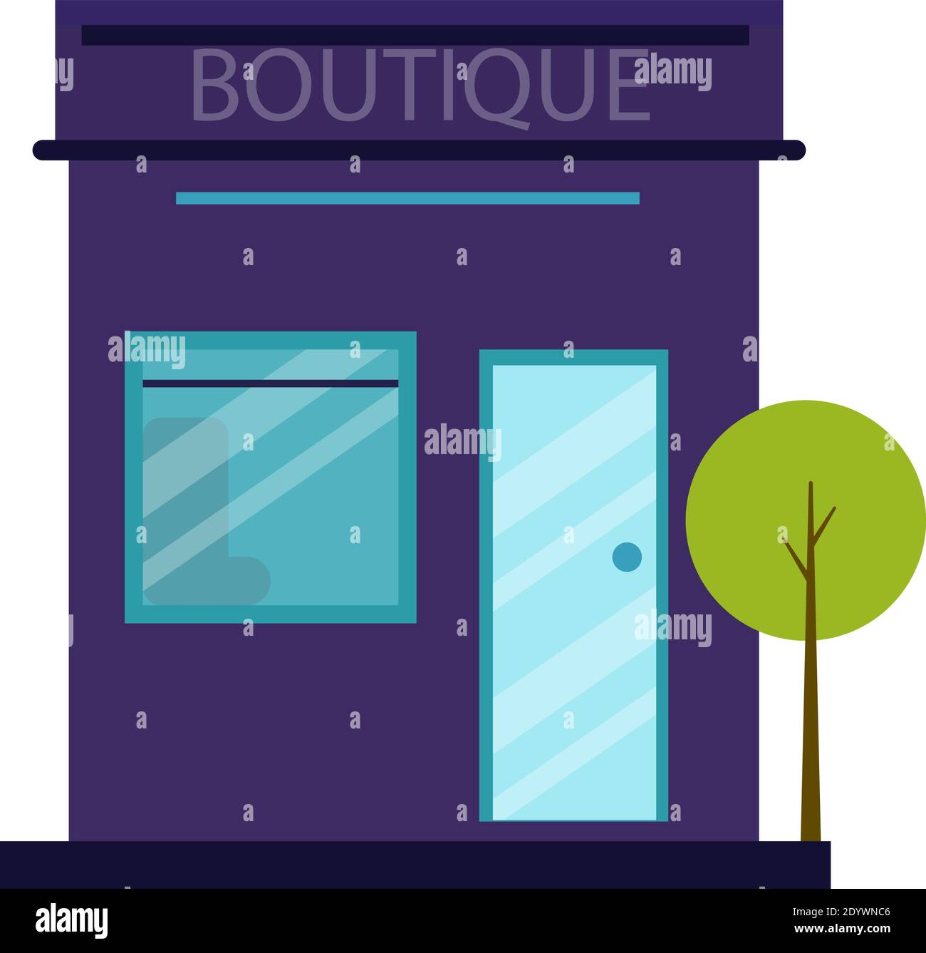 Awning on a building Stock Vector Images - Alamy