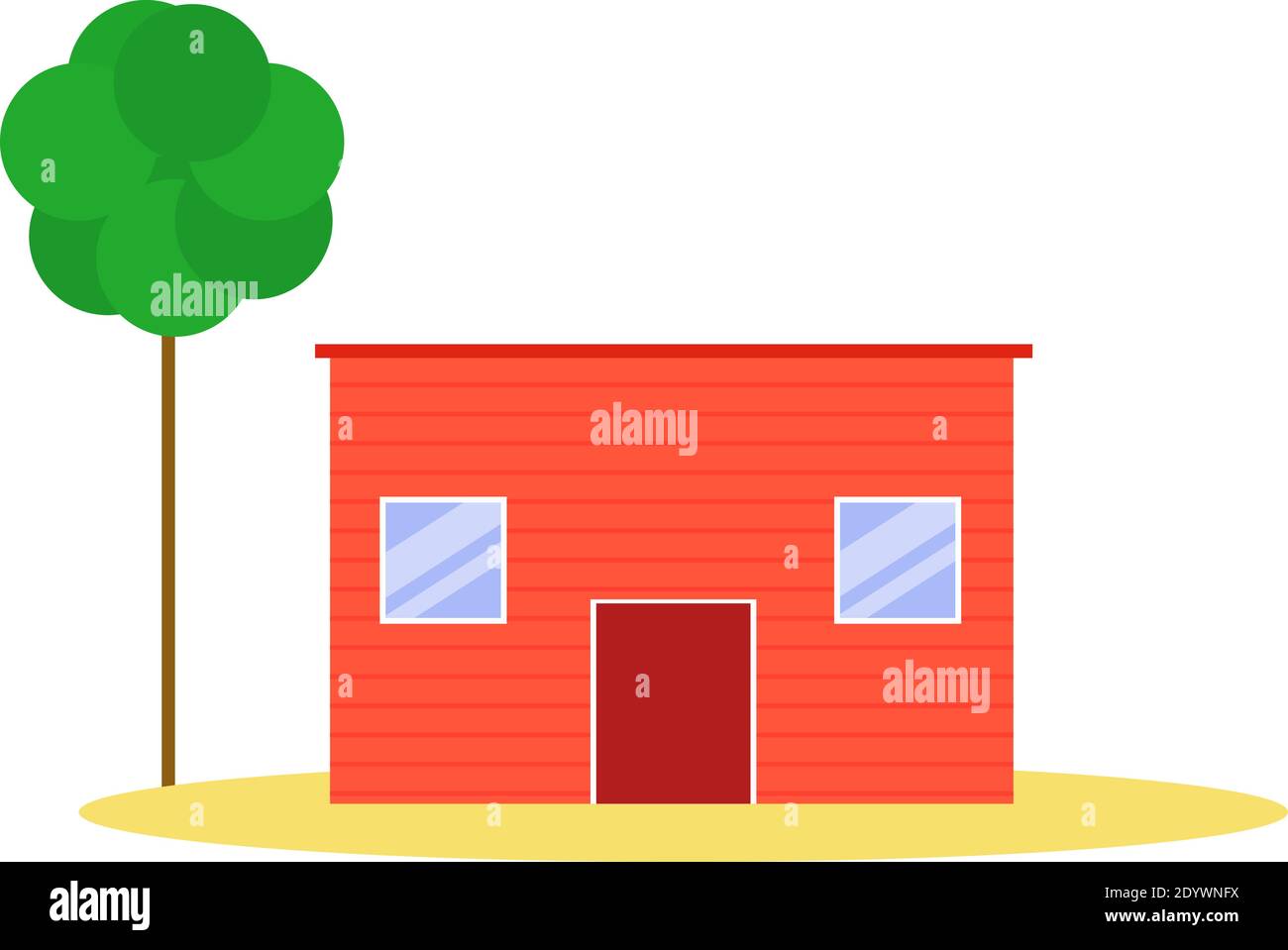 Barn on farm harvest Stock Vector Images - Alamy