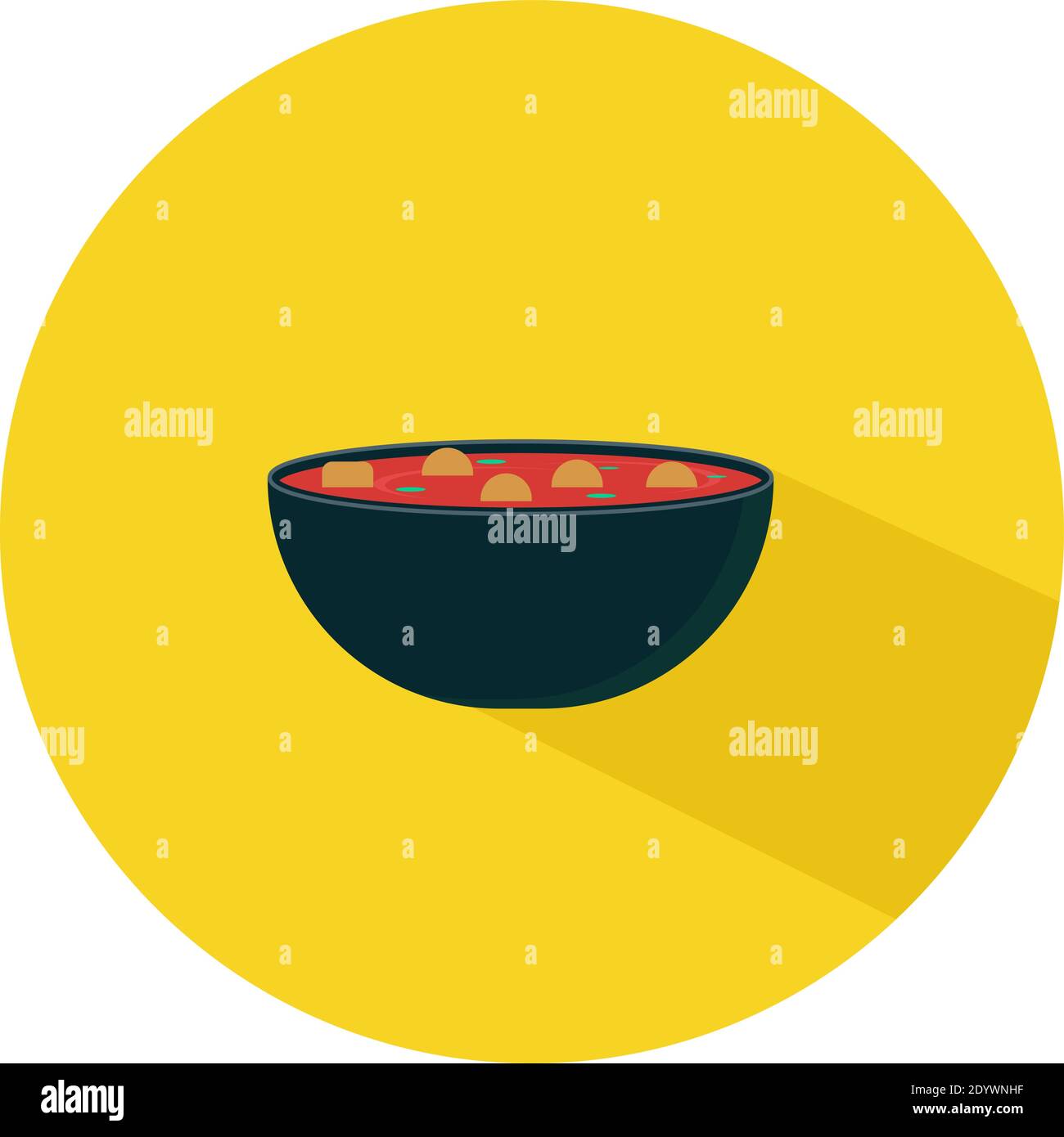 Food in a pot, illustration, vector on a white background Stock Vector ...