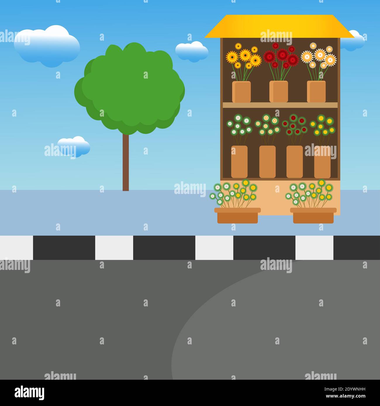 Flora shop Cut Out Stock Images & Pictures - Alamy