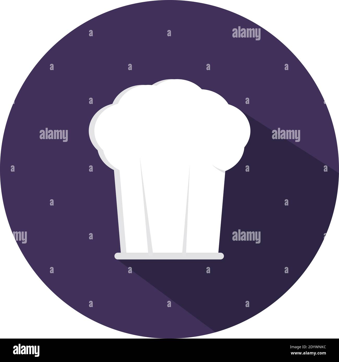 Chefs hat, illustration, vector on a white background Stock Vector ...