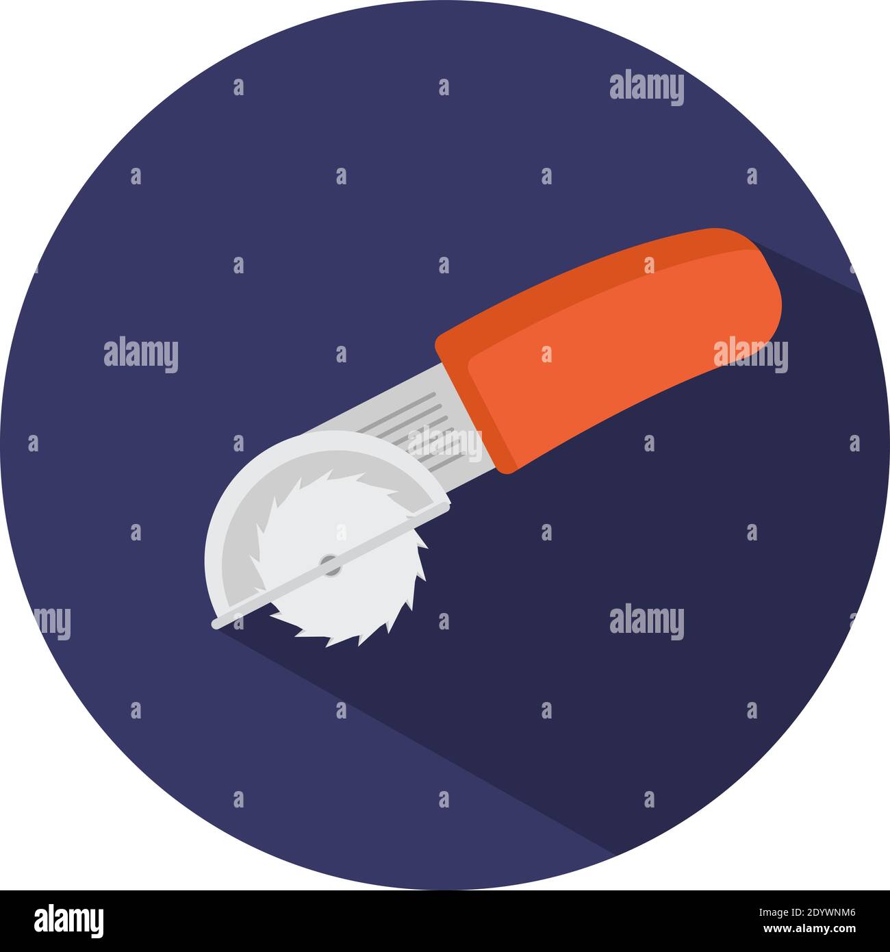 Pizza cutter vector vectors hi-res stock photography and images - Alamy