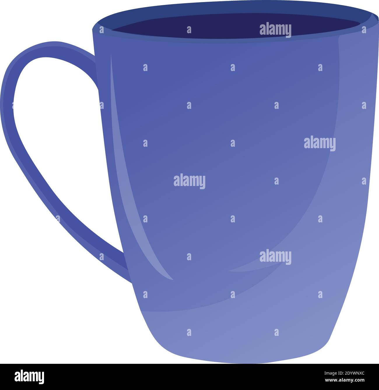 Teacup white background empty Stock Vector Images - Alamy