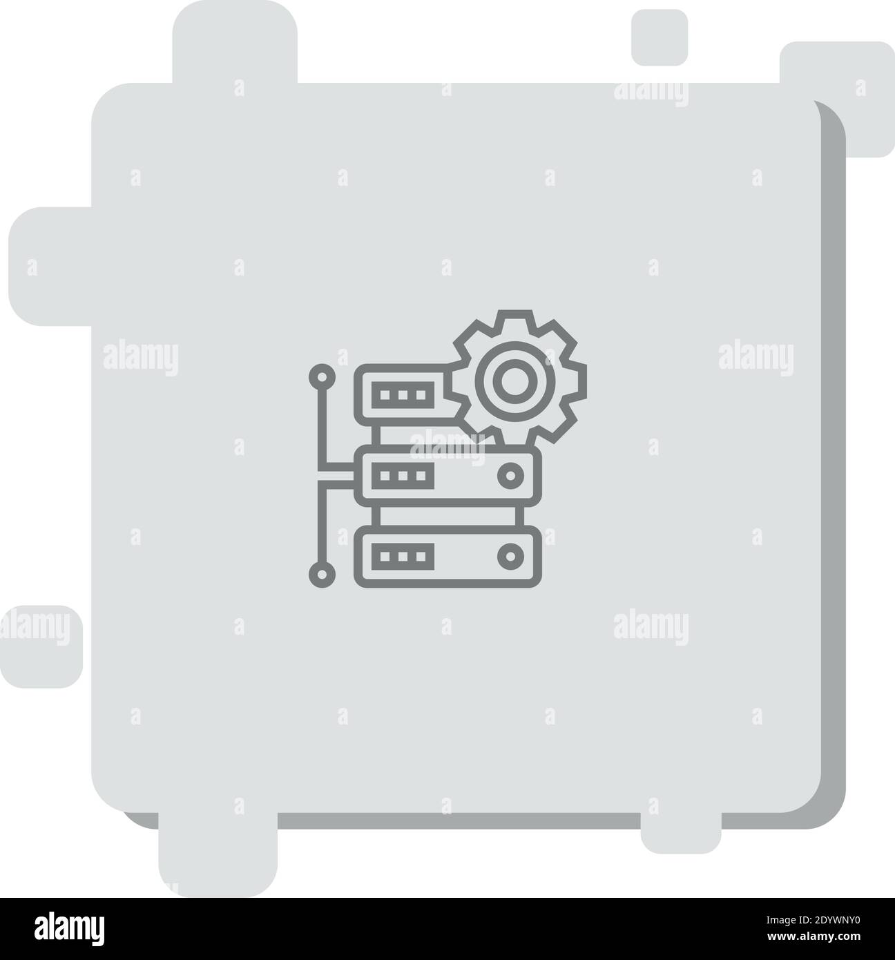 database vector icon modern simple vector illustration Stock Vector ...