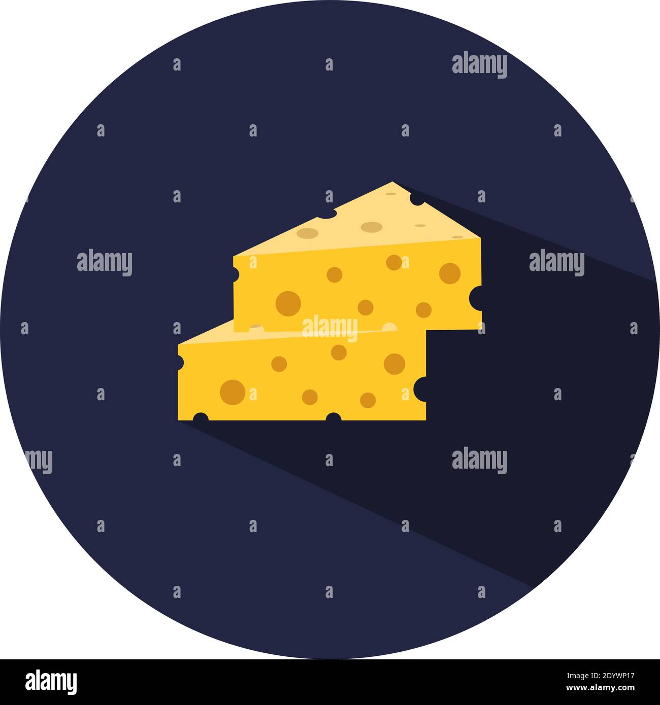 Traditional cheddar cheese Stock Vector Images - Alamy
