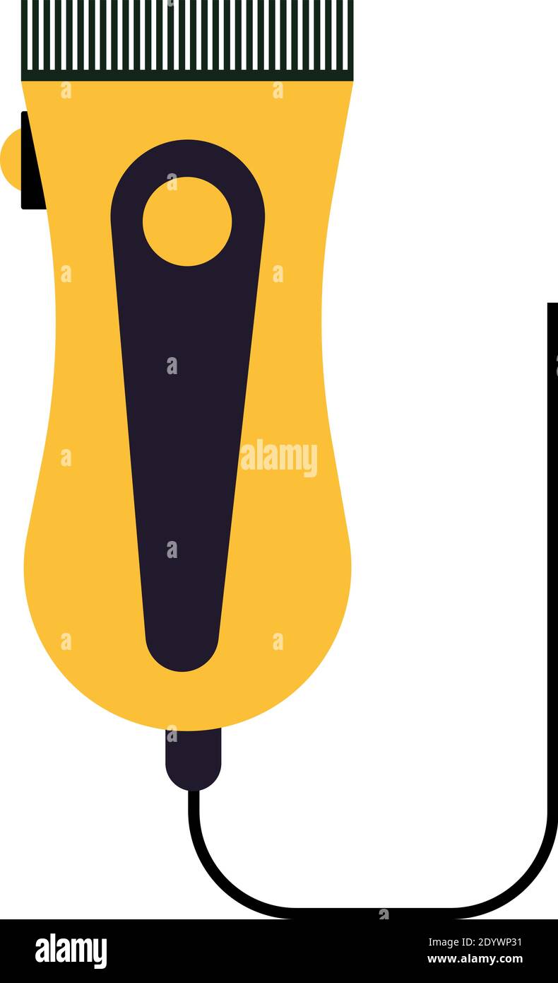 Hair trimmer, illustration, vector on a white background Stock Vector ...