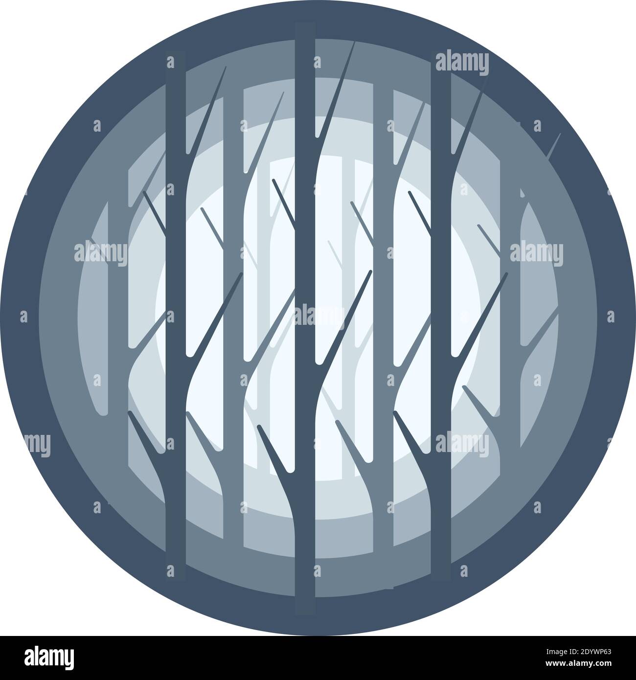 Blue flower dark background Cut Out Stock Images & Pictures - Alamy