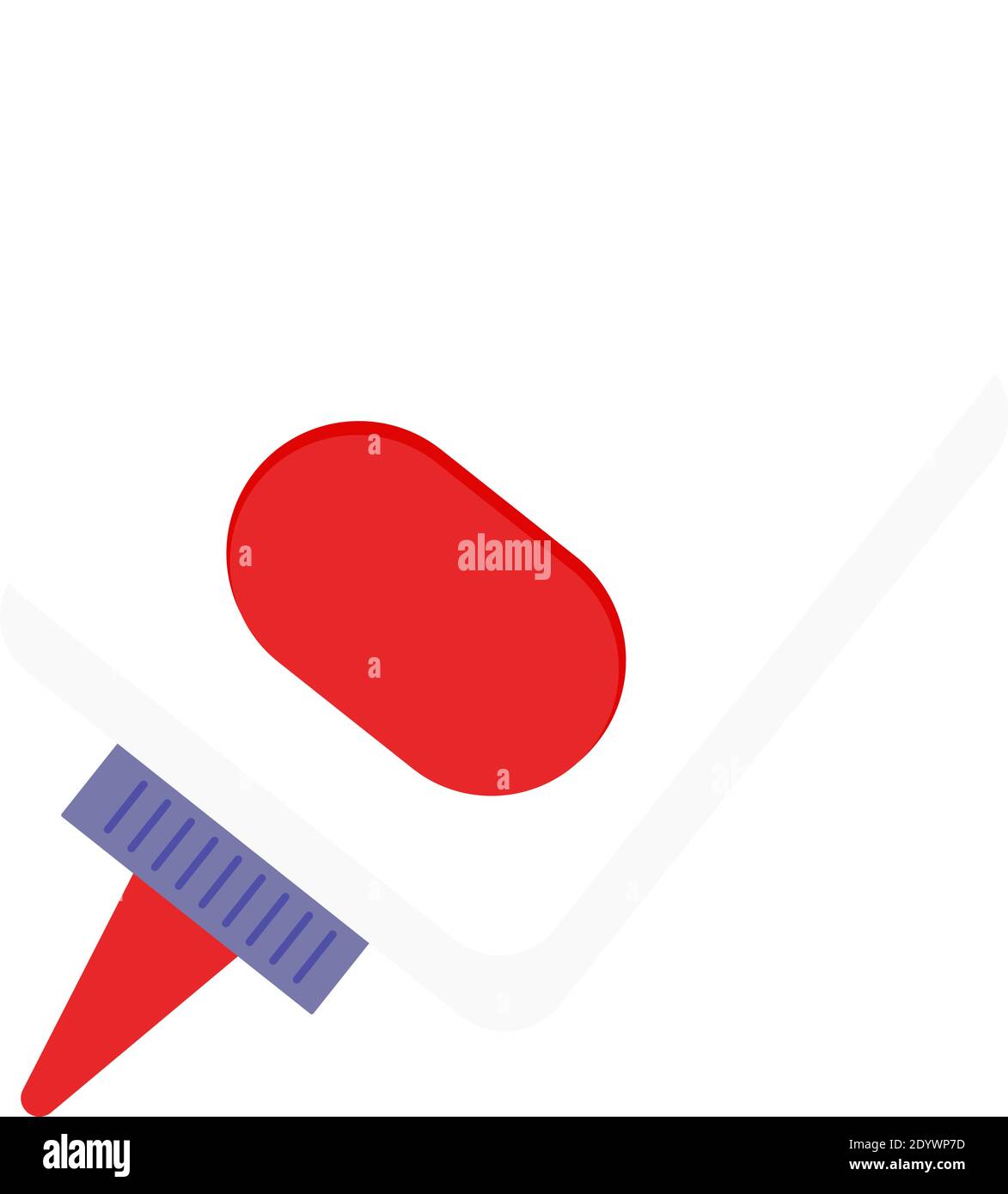 Paper and glue Stock Vector Images - Alamy