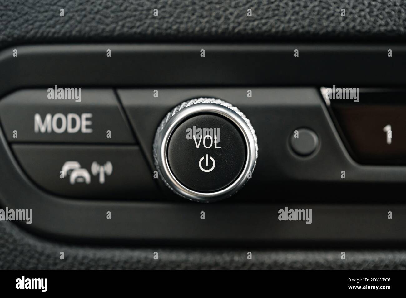 Car dashboard control panel buttons close up Stock Photo - Alamy