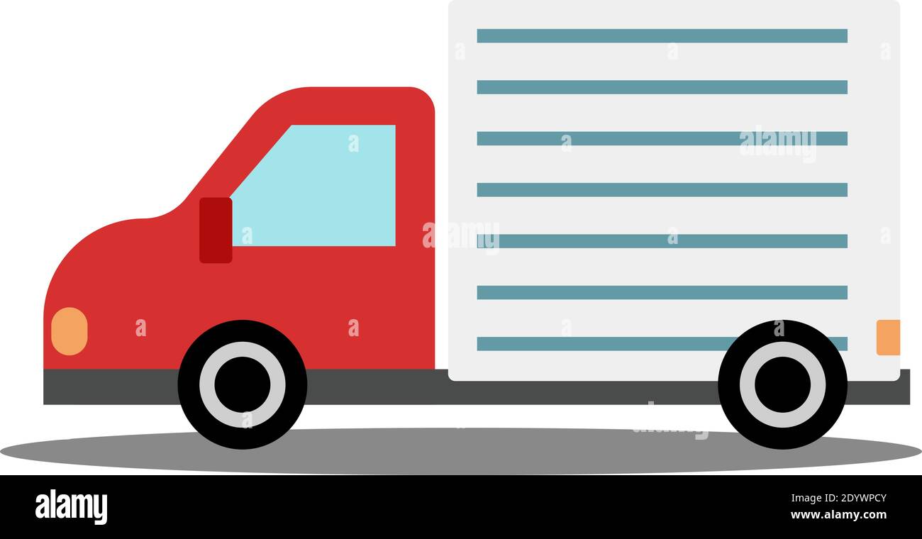 Back of lorry Cut Out Stock Images & Pictures - Alamy