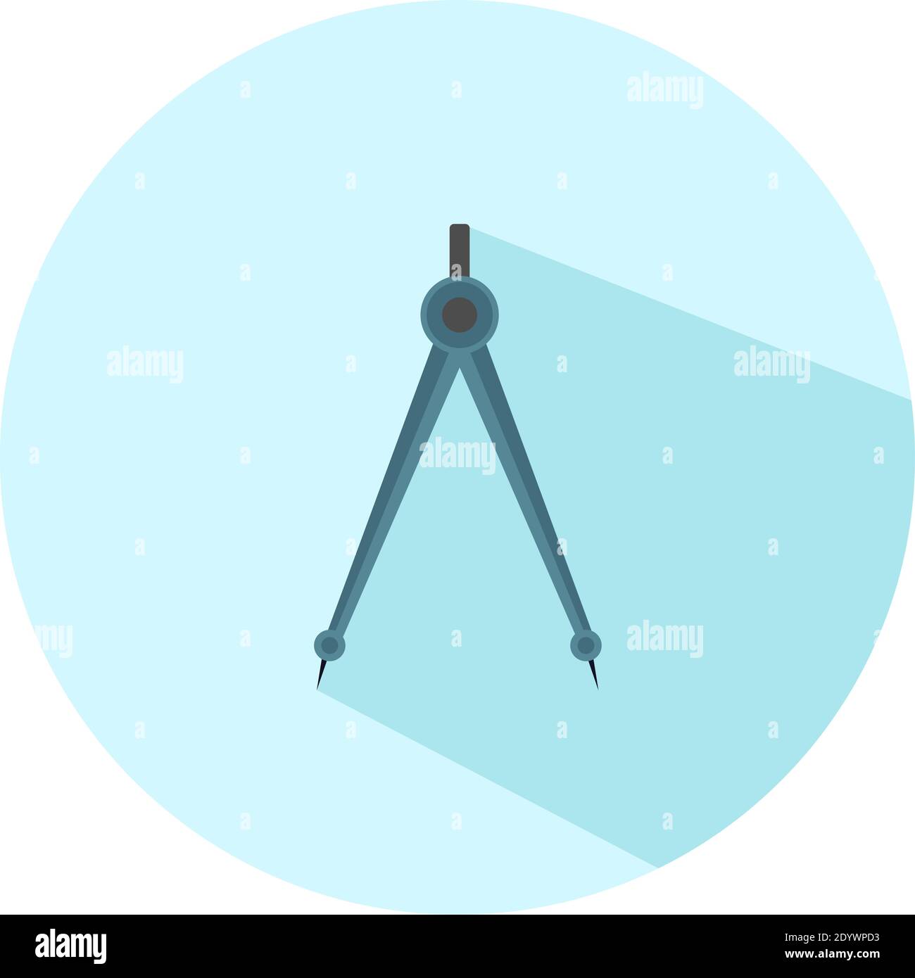 Divider tool, illustration, vector on a white background Stock Vector ...