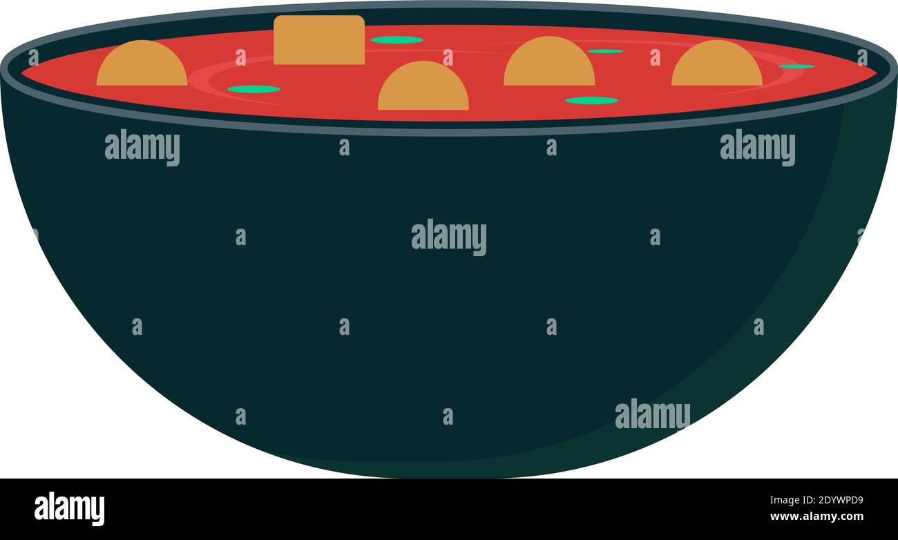 Food in a pot, illustration, vector on a white background Stock Vector ...