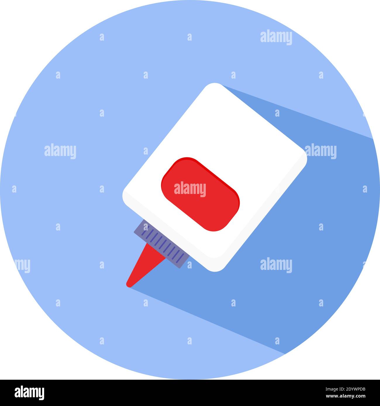Paper and glue Stock Vector Images - Alamy