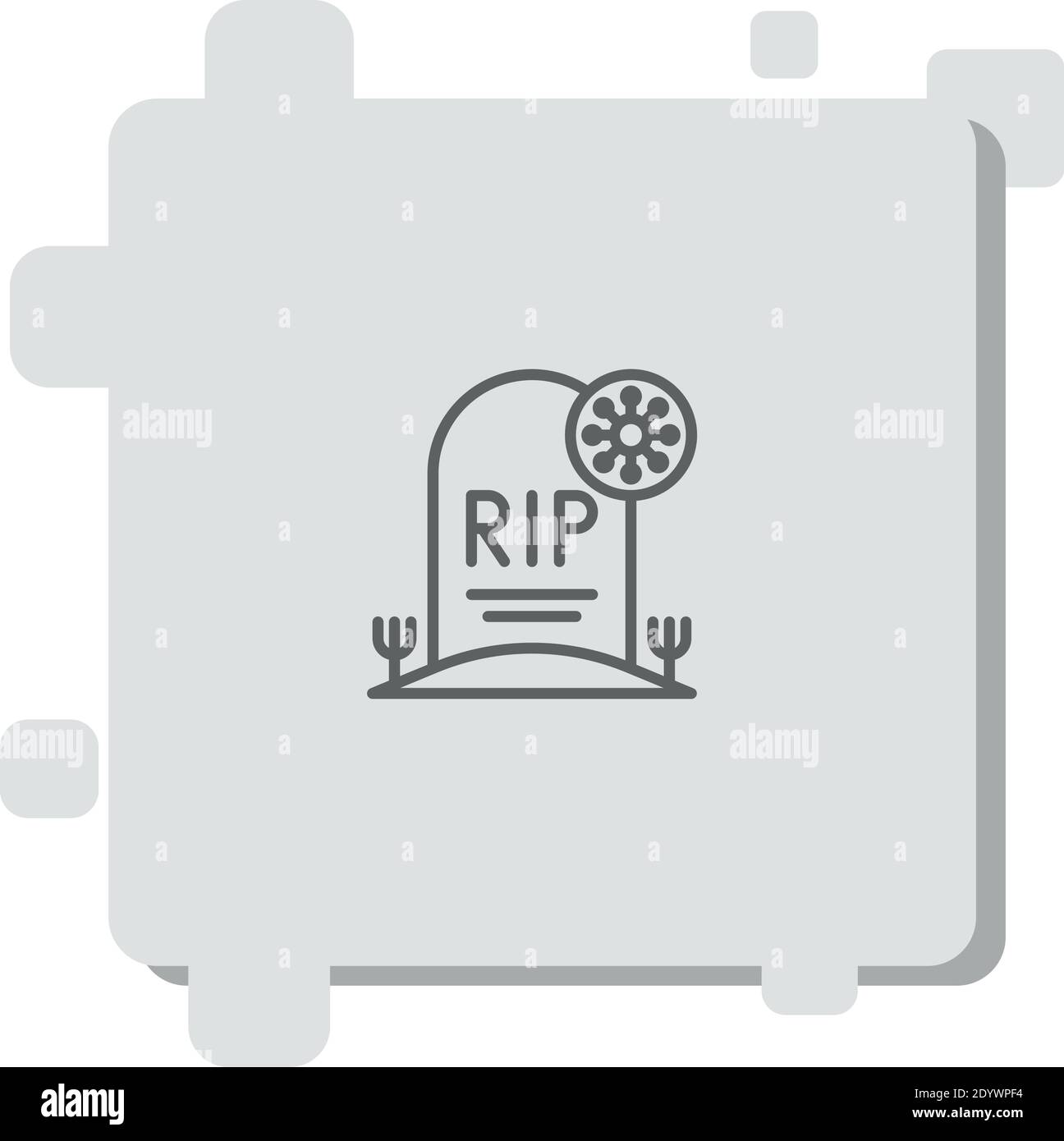 death vector icon modern simple vector illustration Stock Vector Image ...