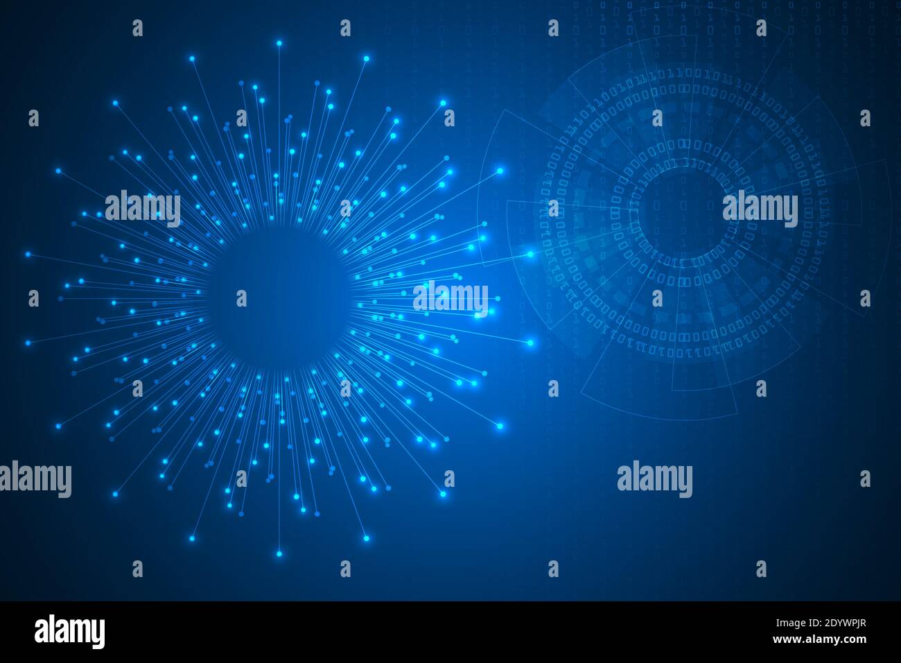 Digital Lines With Binary Code Technology Abstract Background Stock Vector Image And Art Alamy