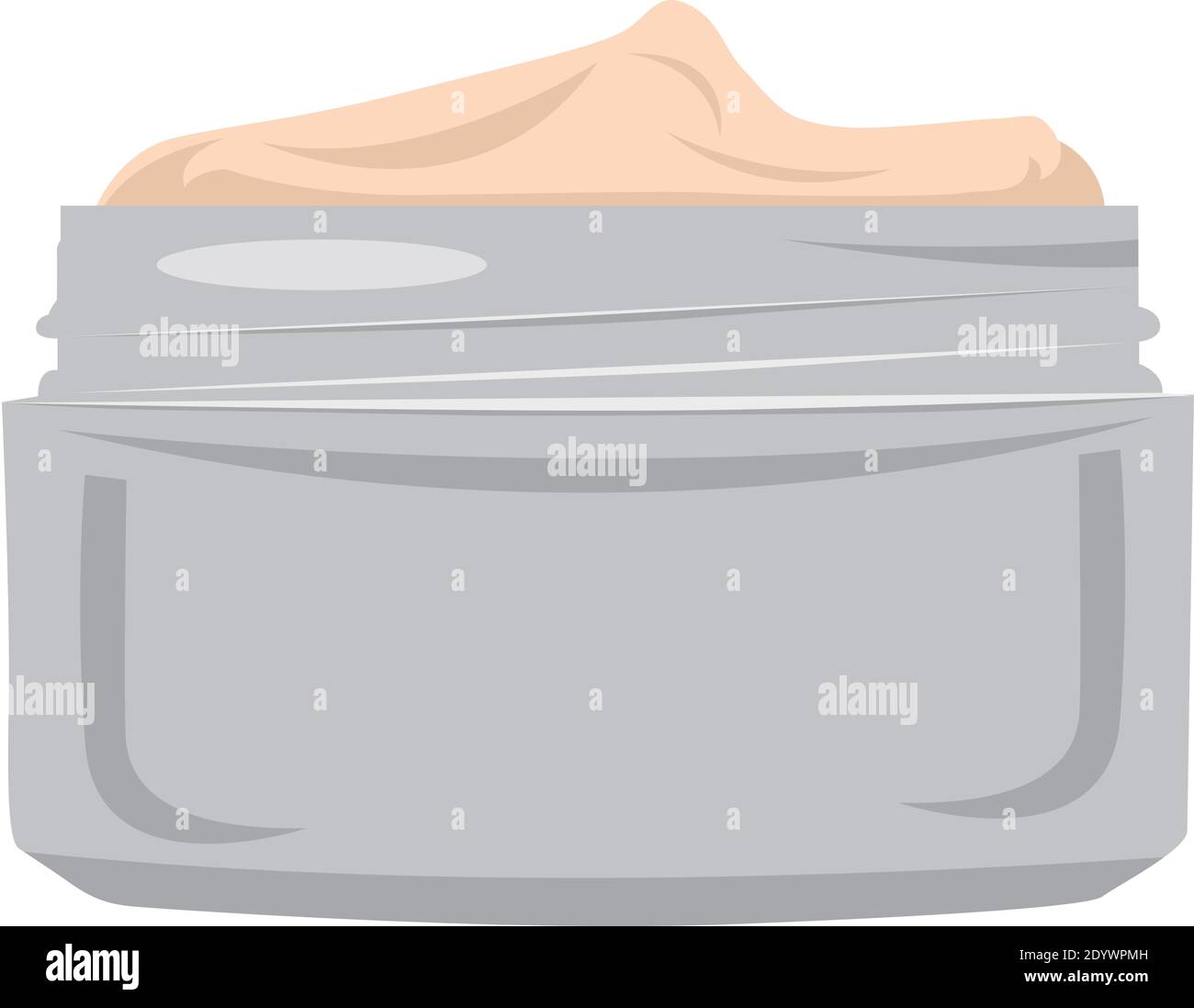 Natural face cream jar Stock Vector Images - Alamy