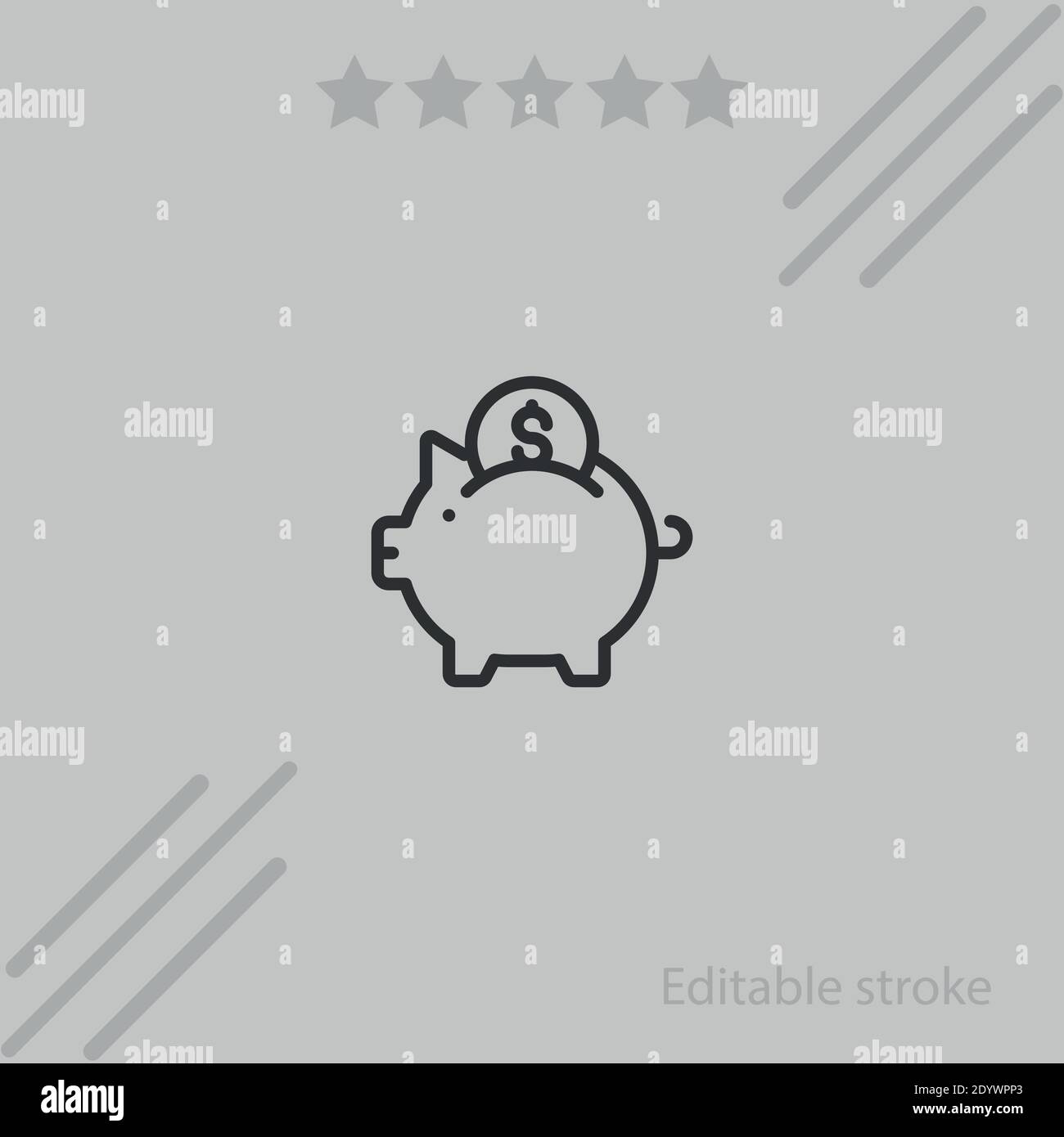 savings vector icon modern simple vector illustration Stock Vector ...