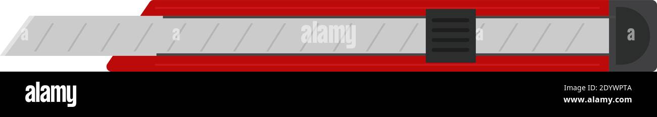 Paper cutter, illustration, vector on a white background Stock Vector ...