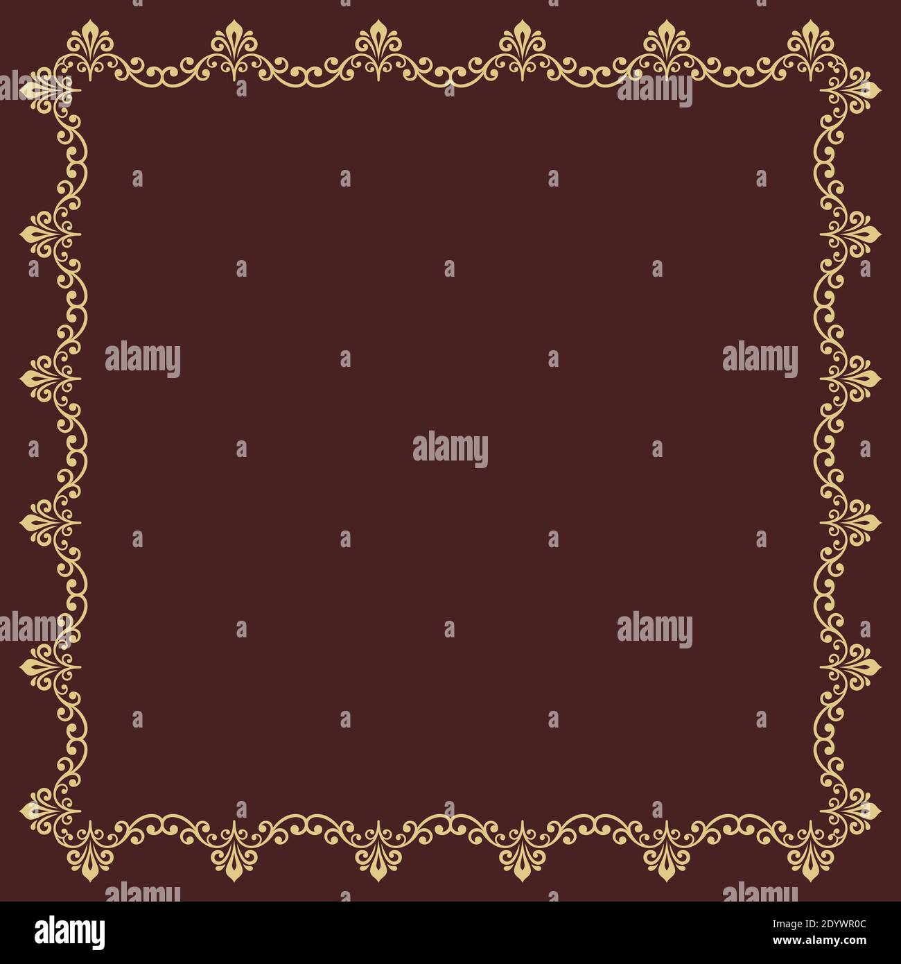 Floral Fine Frame Stock Photo - Alamy