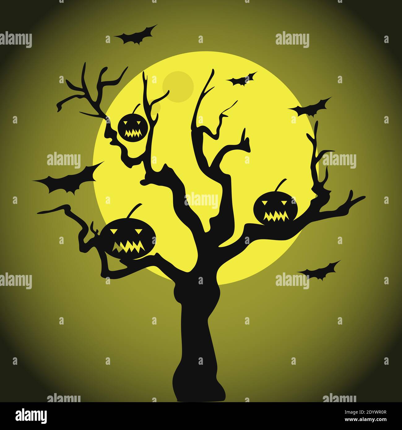 Creepy tree art Cut Out Stock Images & Pictures - Alamy