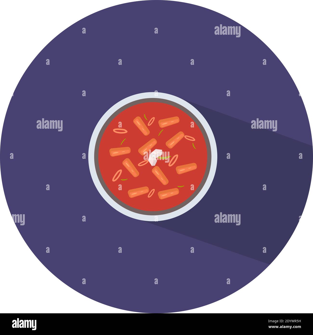 Korea dinner rice Stock Vector Images - Alamy