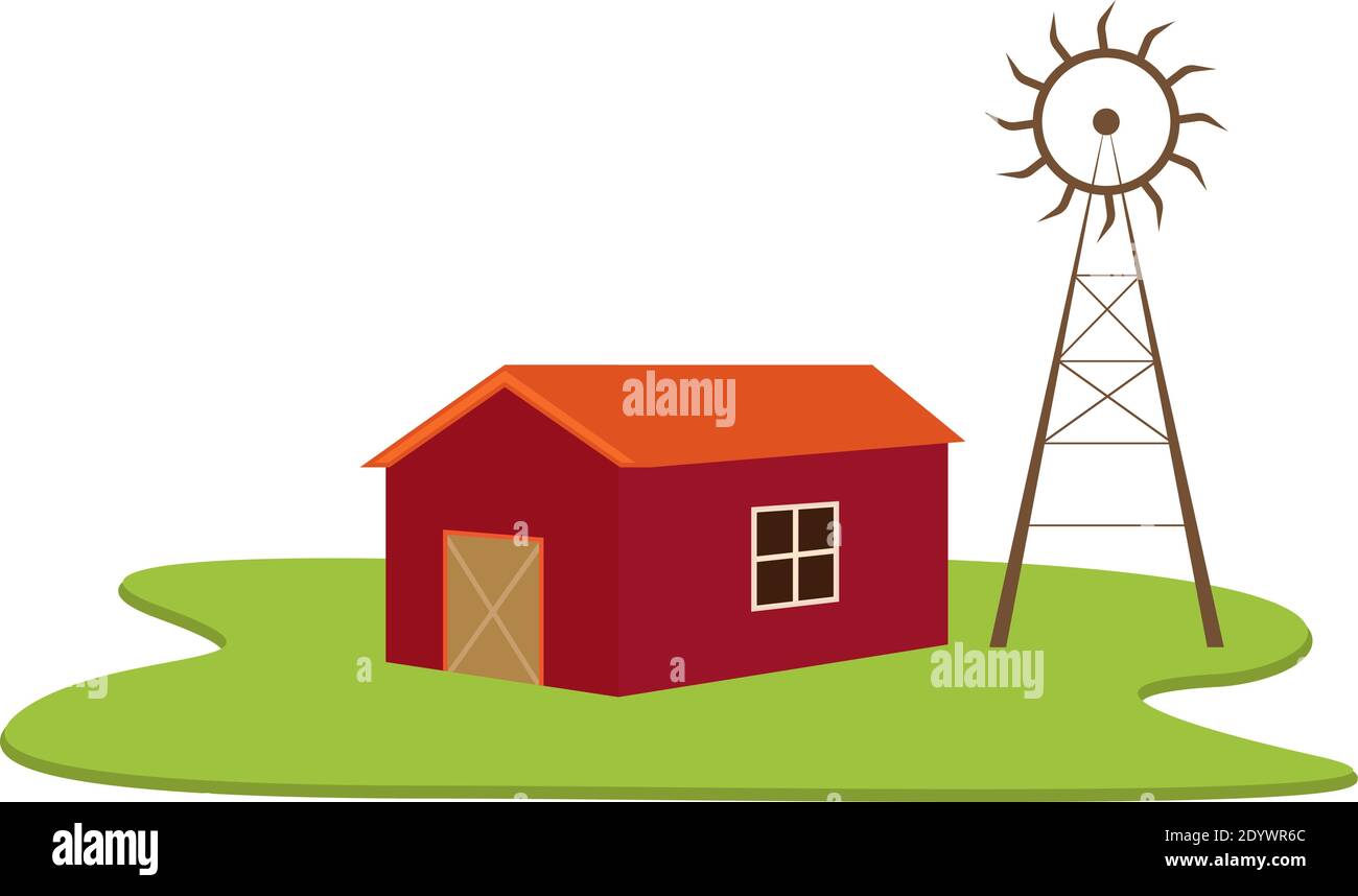 A the farm house Cut Out Stock Images & Pictures - Alamy