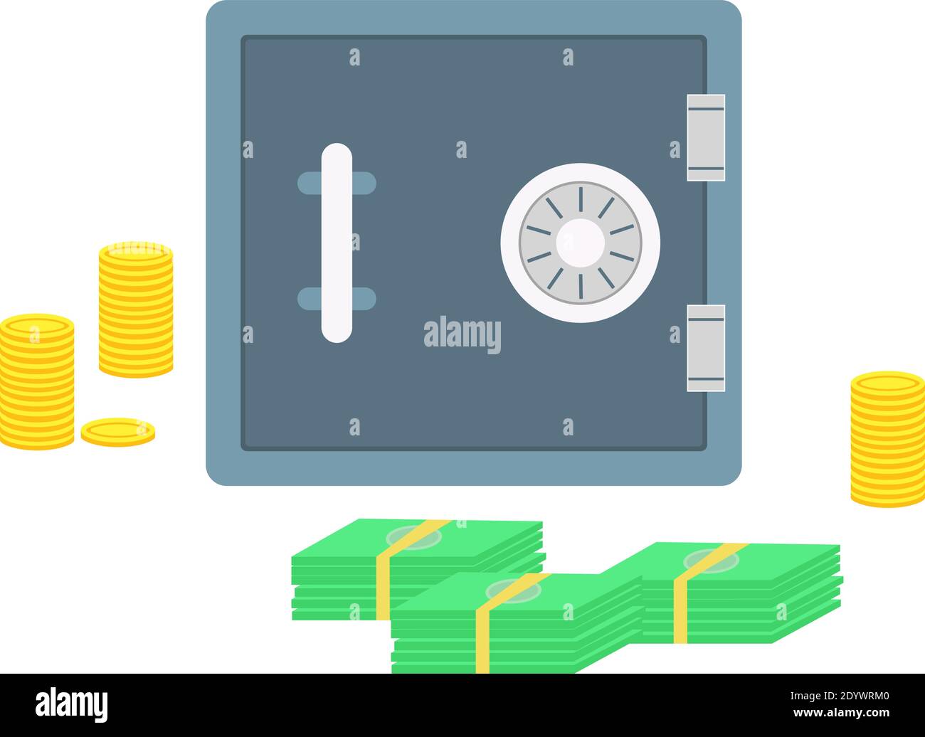 Safety deposit box vector vectors hi-res stock photography and images ...