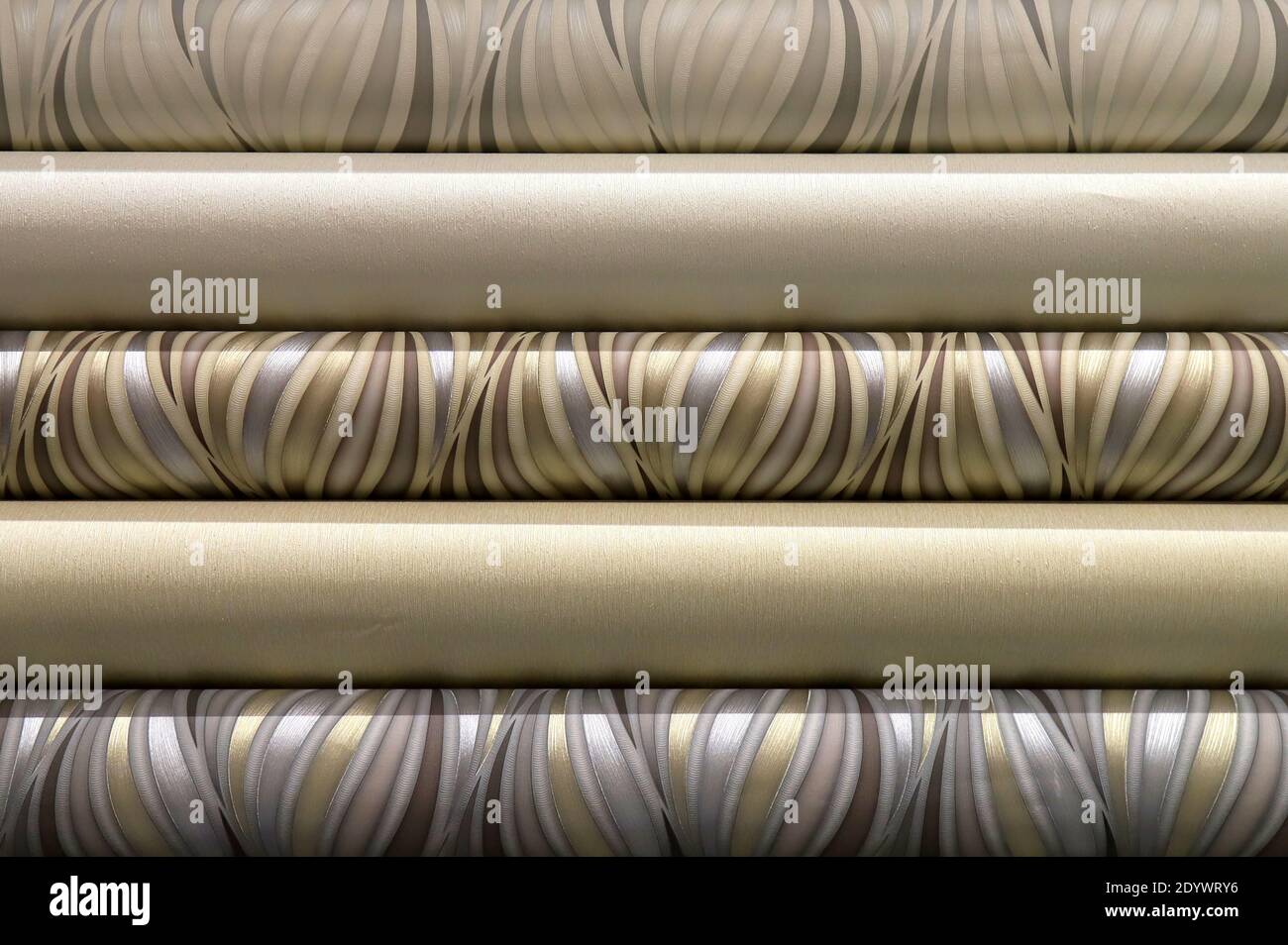 Rolled wallpapers hi-res stock photography and images - Alamy