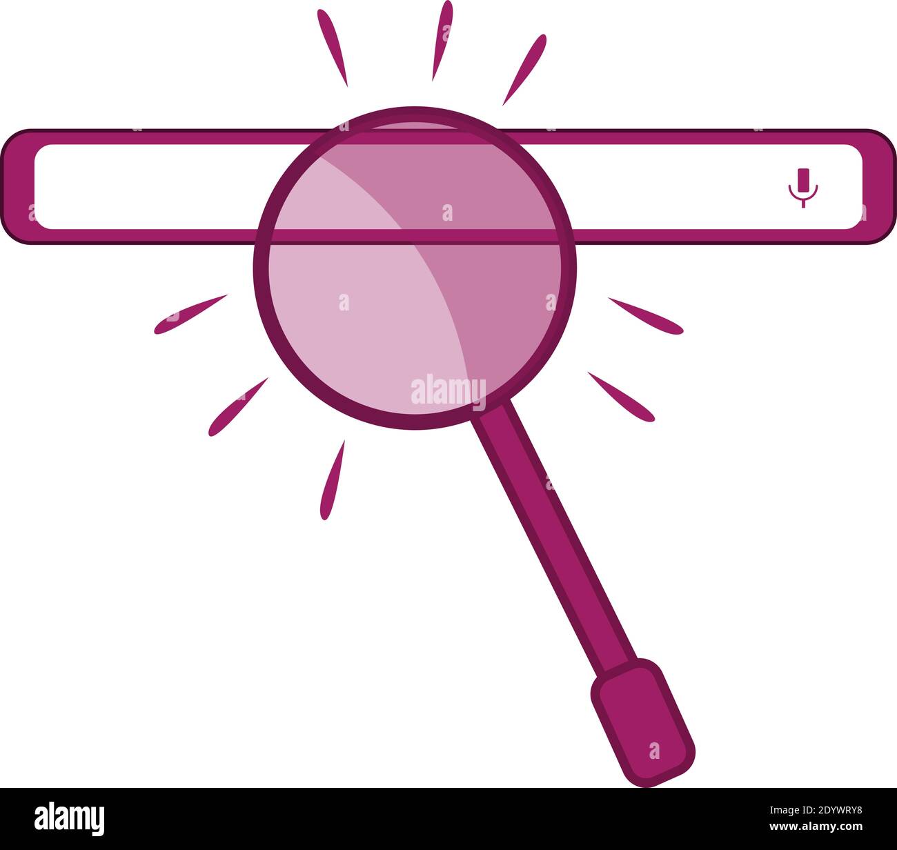 Search bar web on Stock Vector Images - Alamy