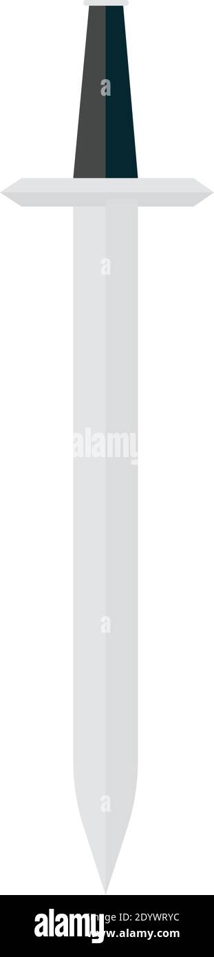 Long sword, illustration, vector on a white background Stock Vector ...