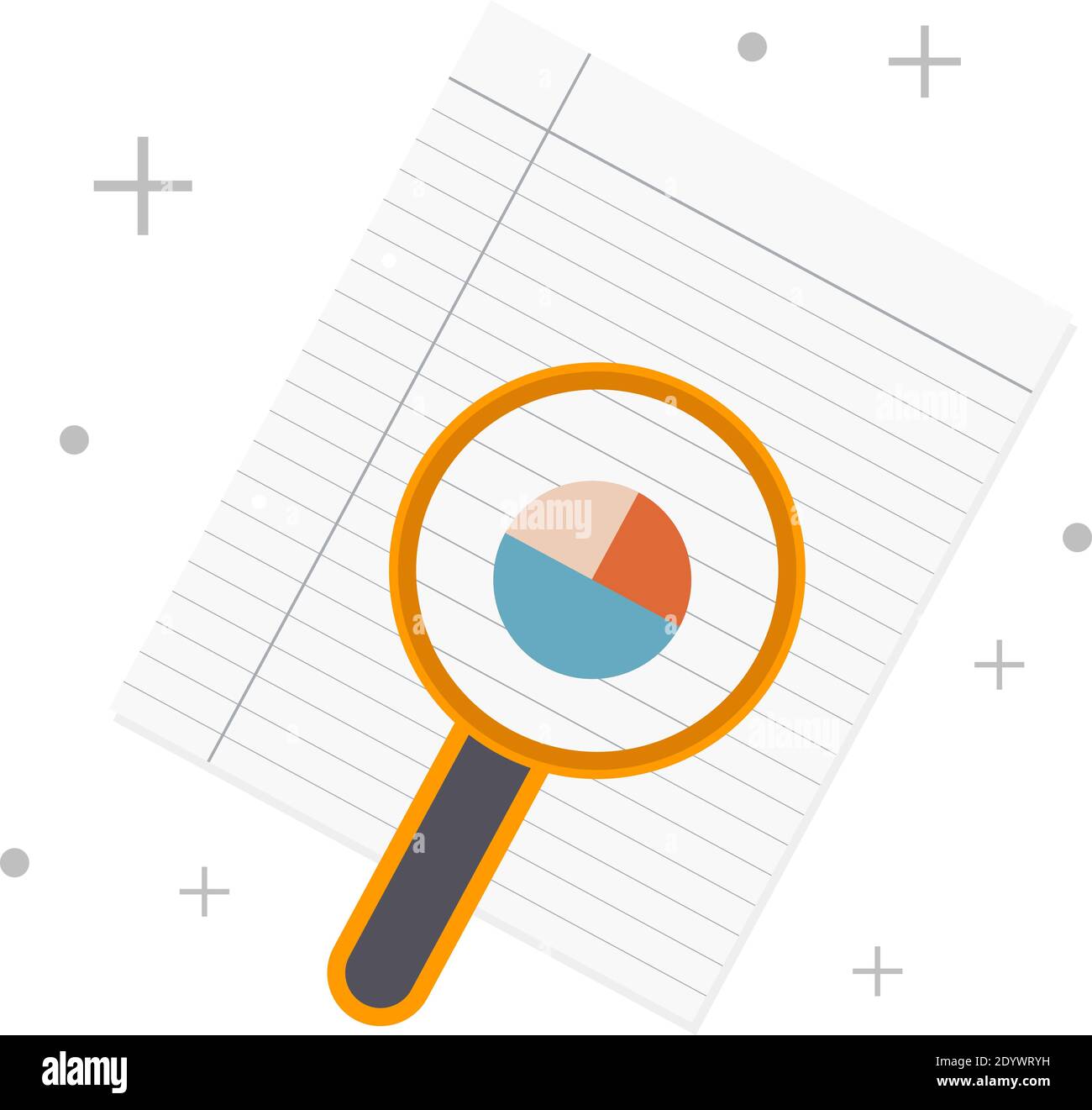 Paper sheet, illustration, vector on a white background Stock Vector ...