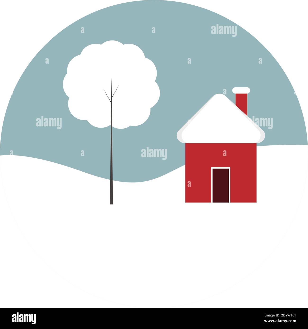 Christmas background winter window falling hi-res stock photography and ...