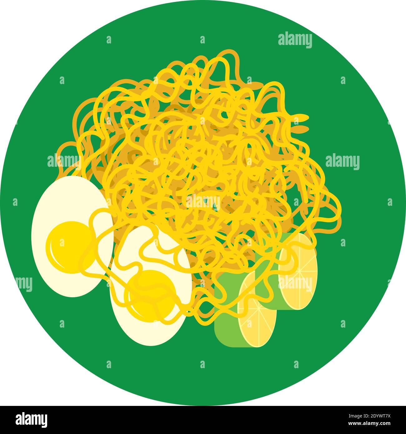 Eggs and spaghetti Stock Vector Images - Alamy