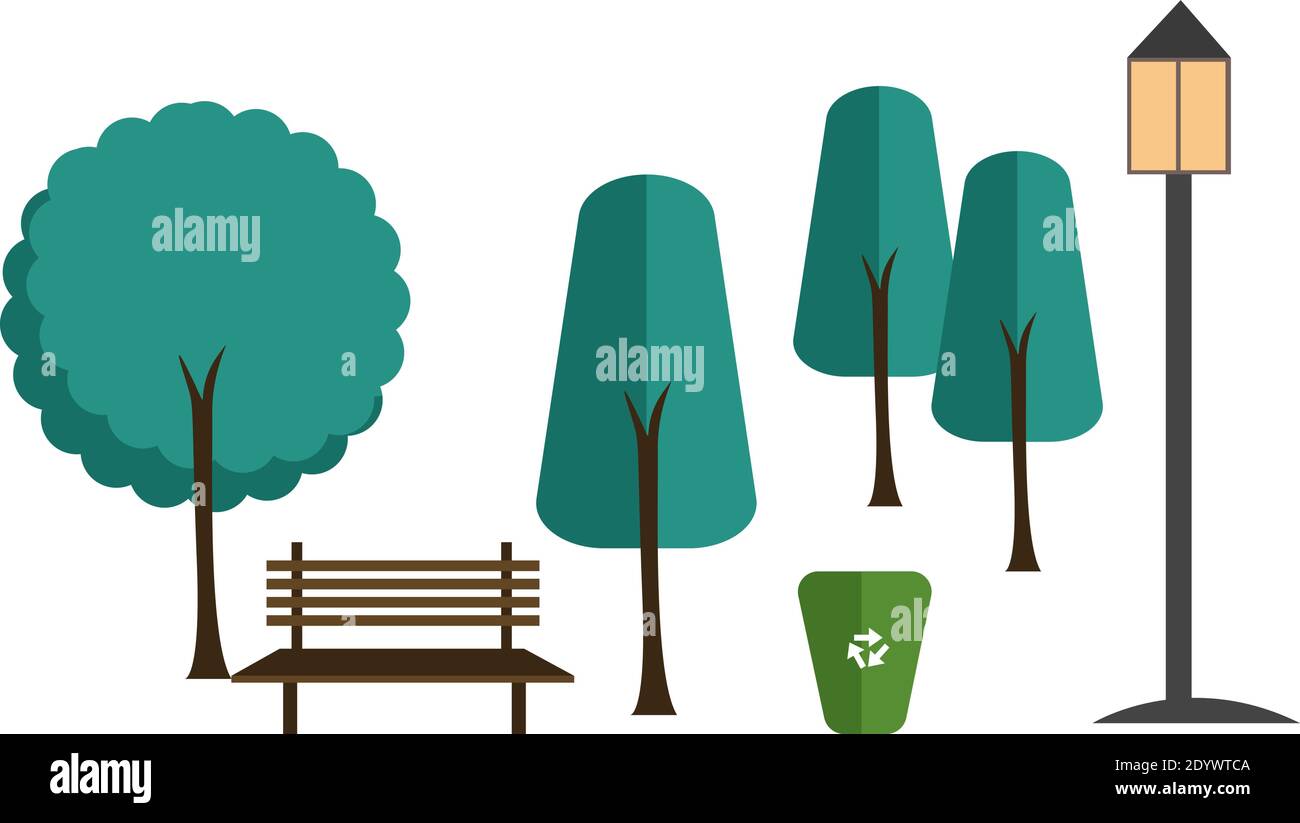 Park sitting vector Cut Out Stock Images & Pictures - Alamy