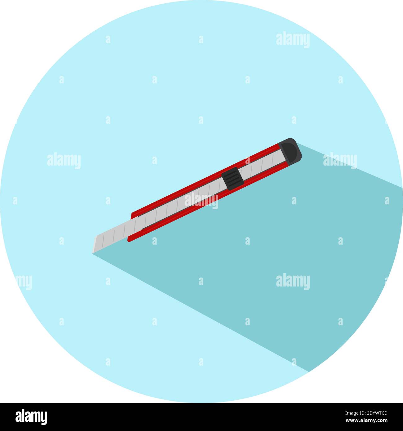 Paper cutter, illustration, vector on a white background Stock Vector ...