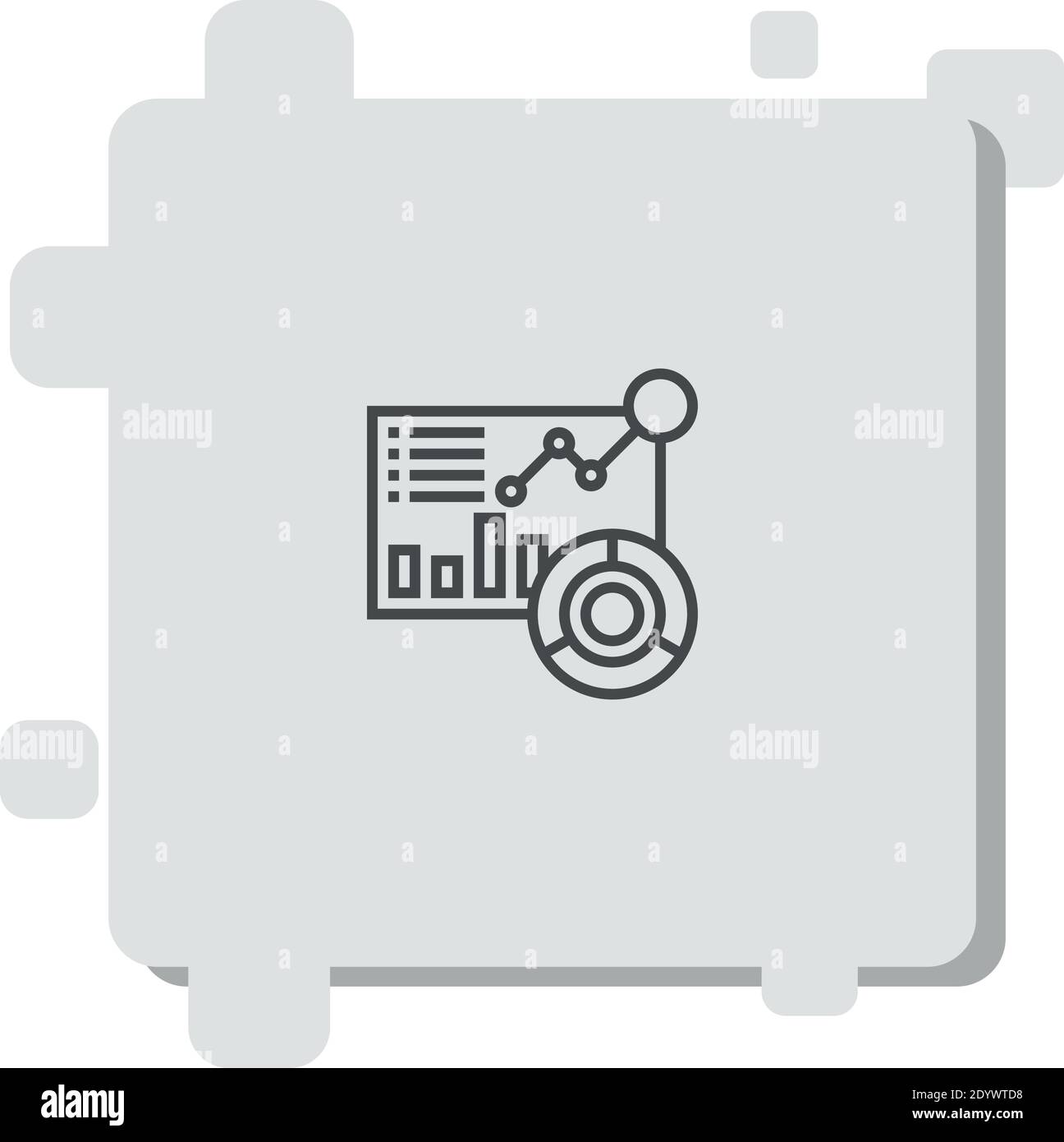 dashboard vector icon modern simple vector illustration Stock Vector ...