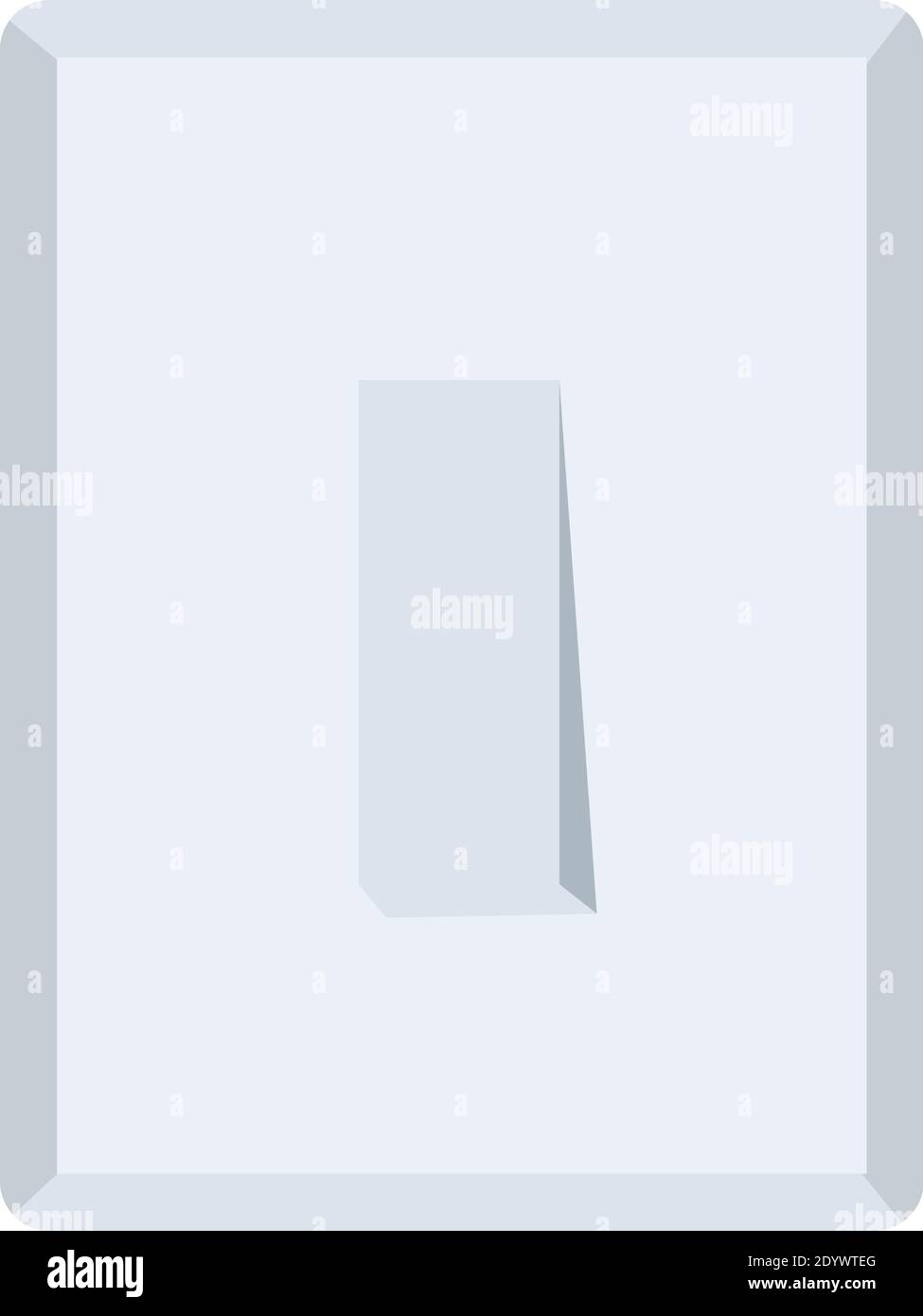 Light Switch, illustration, vector on a white background Stock Vector ...
