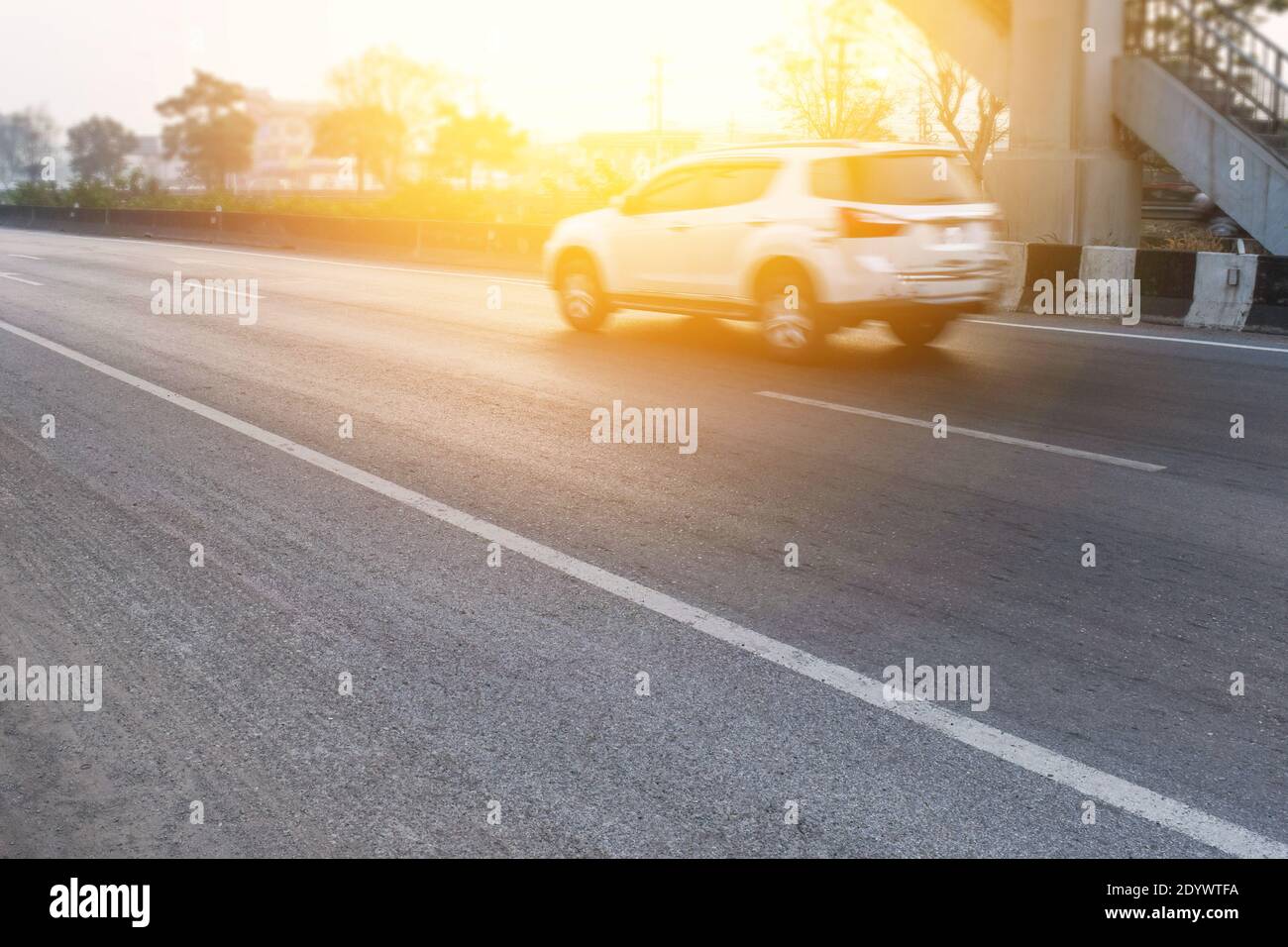 Car driving on road,Car drive on high way road Stock Photo - Alamy