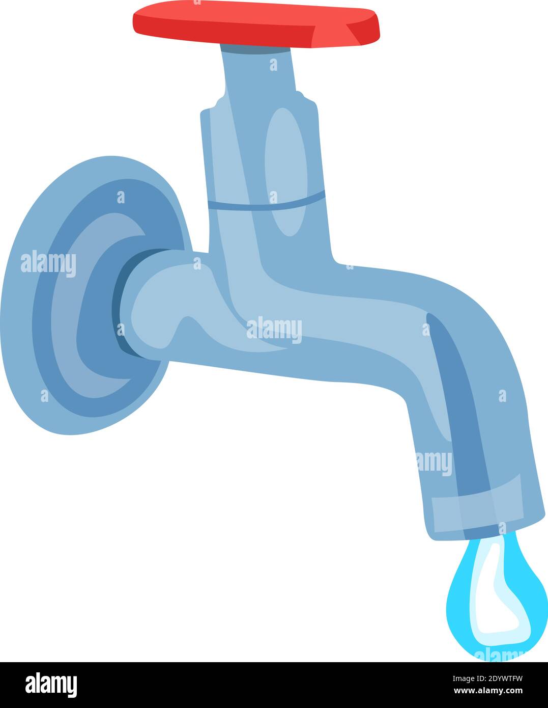 Tab water, illustration, vector on a white background Stock Vector ...